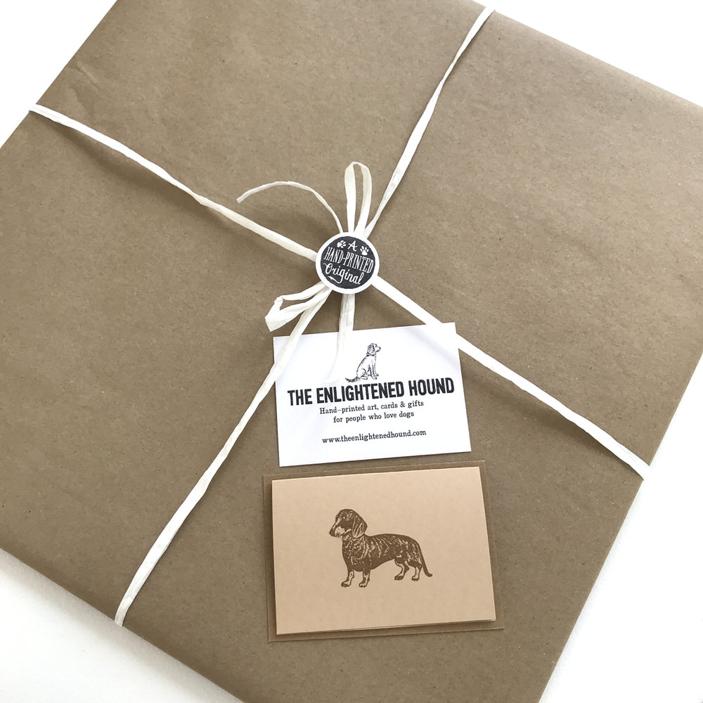 Gifts for Dachshund Lovers | Hand-made Prints by The Enlightened Hound